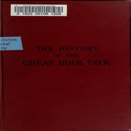 History of the Great Boer Trek | PDF