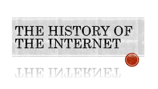 History of the internet | PPT