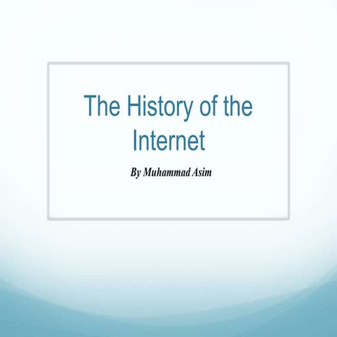 History of the internet | PPT