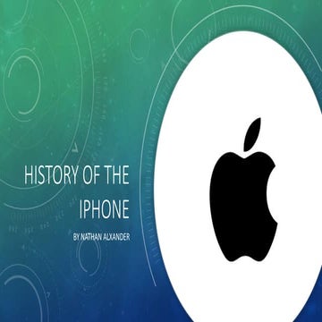 History of the iphone | PPTX