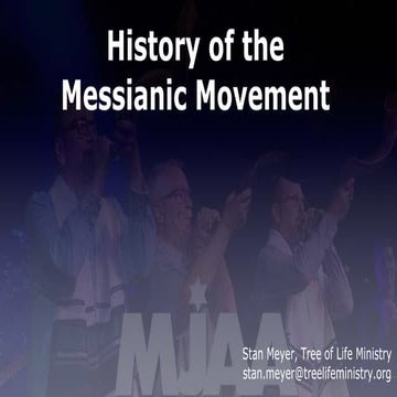 History of the messianic movement | PPTX