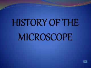 History of the Microscope | PPT