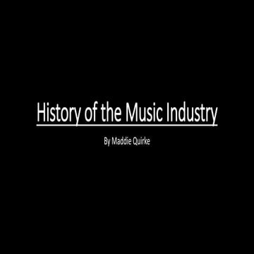 History of music | PPTX