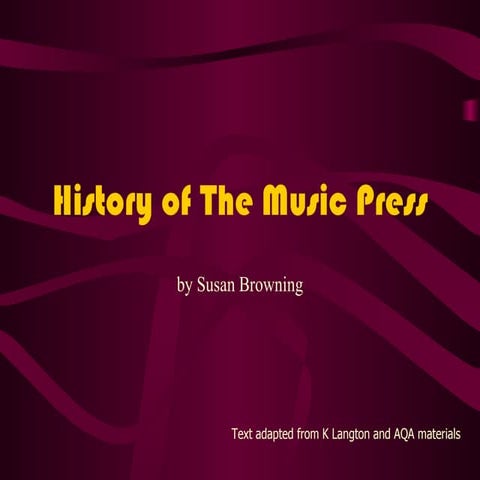 History of the music press | PPT