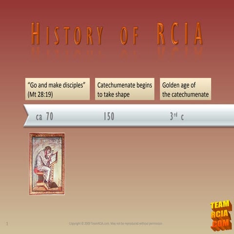 History of the RCIA | PPT