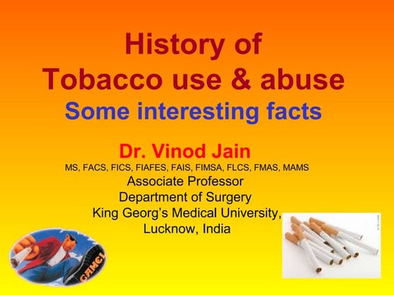 Harmful Health Effects of Tobacco consumption | PPT | Illegal Drugs ...