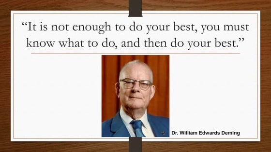 The deming philosophy | PPTX | Business | Business and Finance