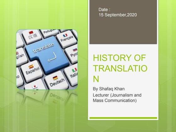 Introduction to Translation | PPT