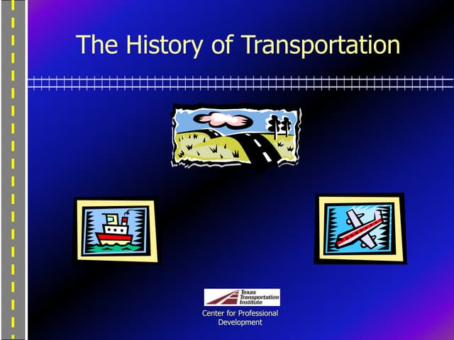 Evolution of transportation | PPTX