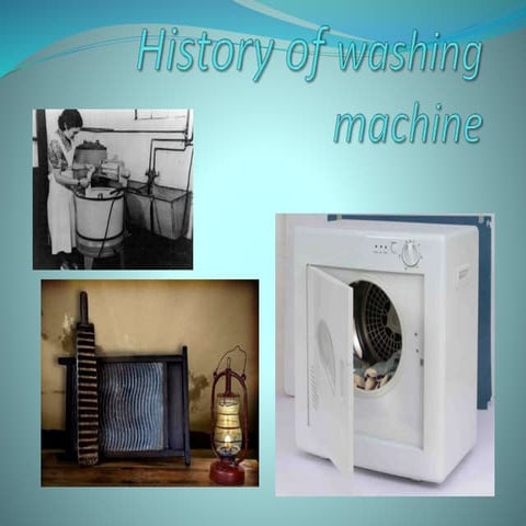 History of washing machine | PPTX