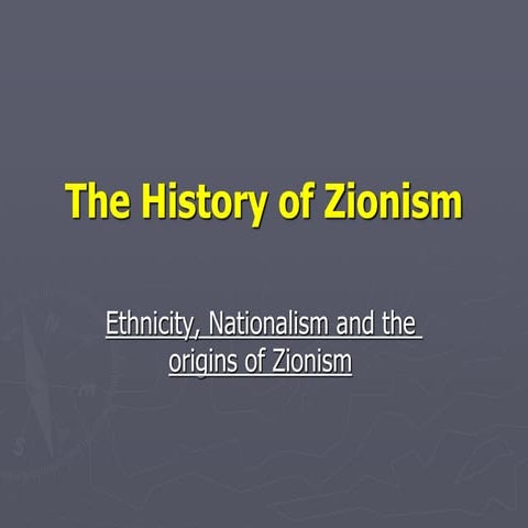 SEJARAH ZIONIS | PPT
