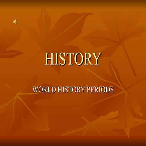 History periods | PPT
