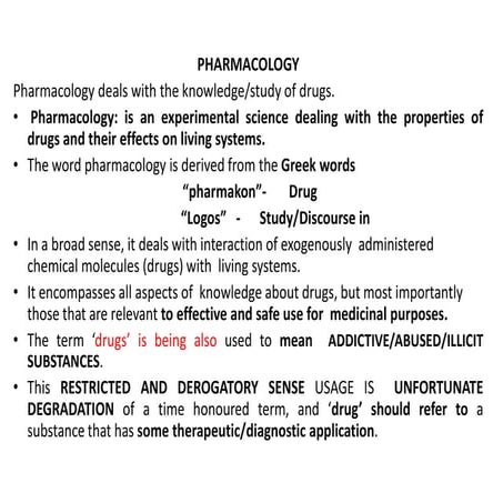 Introduction to pharmacy | PPTX