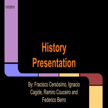 History Presentation | PPT