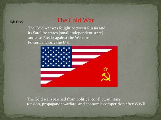 PowerPoint presentation about the Cold War. | PPTX | Death, Injury, or ...