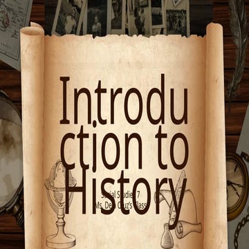_History Presentation in Brown and Tan Vintage Scroll Illustration.pptx
