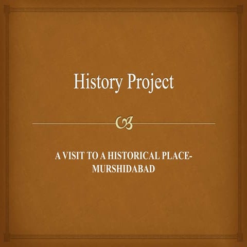 History project | PPT