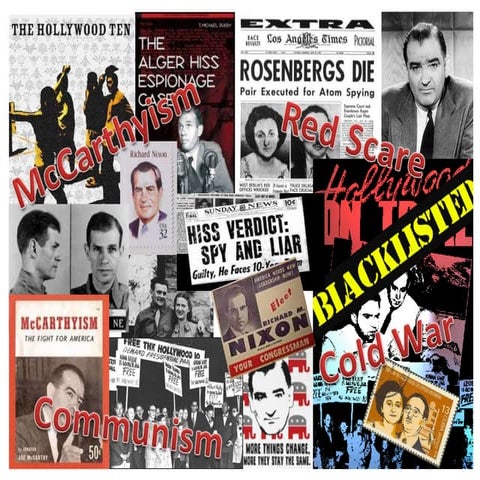 red scare collage | PPTX