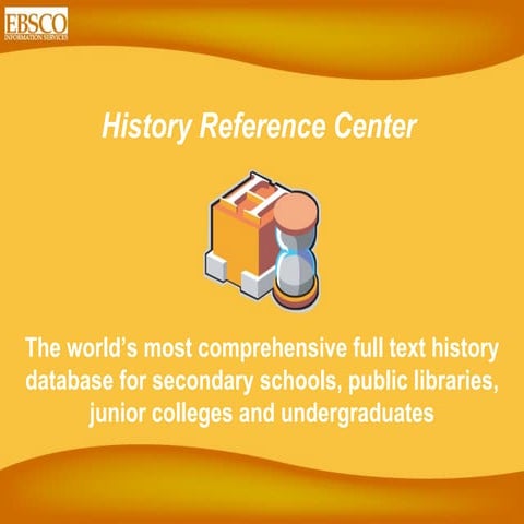 History Reference Center | PPT