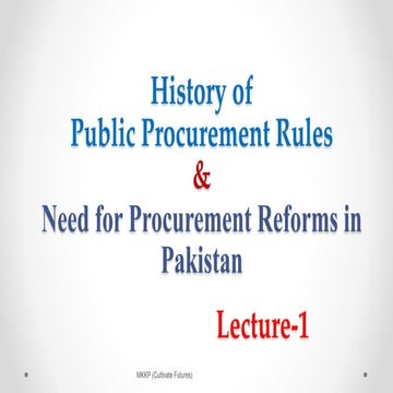 alternative methods of Public procurement PPRA 2004.pptx
