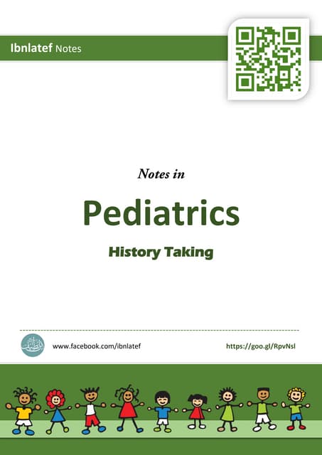 Pediatrics history taking | DOC