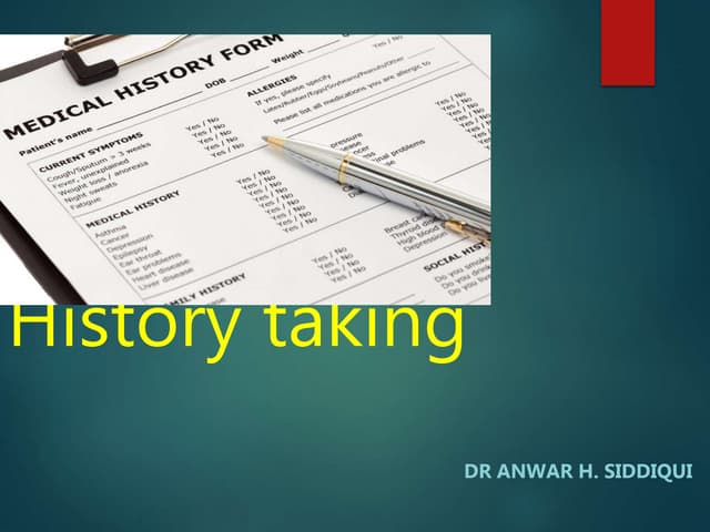 Pediatrics history taking | DOC