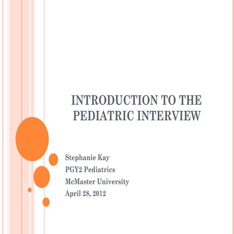 Pediatric history taking hd | PPTX