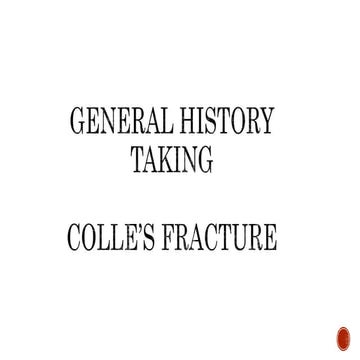 Distal End Radius Fractures - Colles, Smiths & Bartons | PPTX