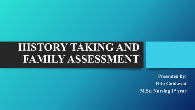 Family Assessment Tools in Family medicine residency | PPTX