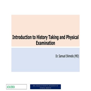 history taking and physical examination.pptx