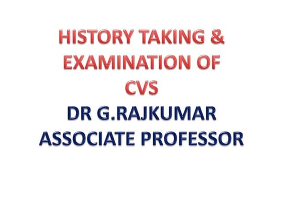 Cardiovascular History | DOCX