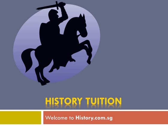 History Tutor, Teaching at History tutor