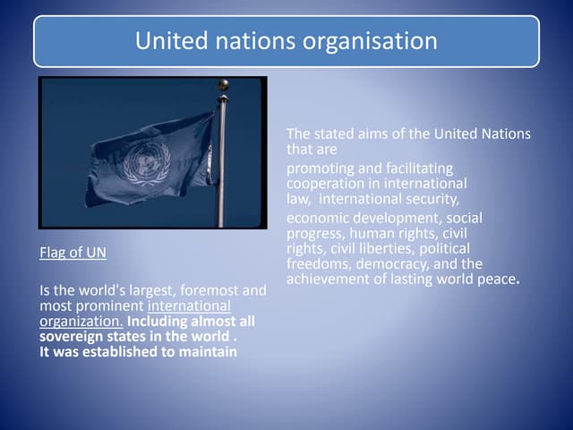 The United Nation Introduction and Info.ppt