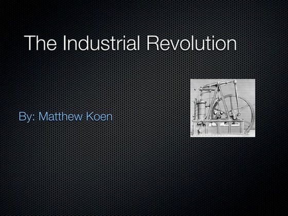 Industrial Revolution Vocabulary | PPT