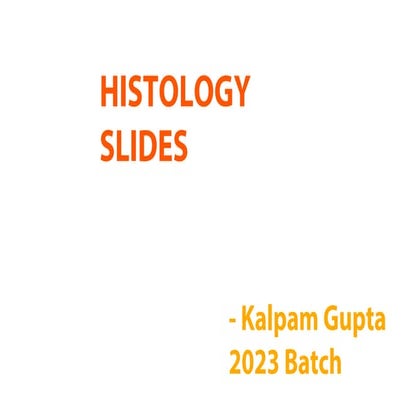 HISTO Slides final.pdf………………………………………….. | PDF