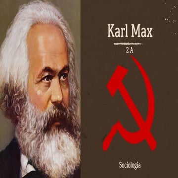 Karl marx: biografia, teoria e importância na sociologia | PPTX