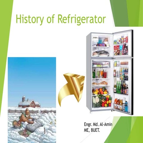 History of refrigerator | PPTX