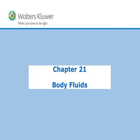 Chapter 21 Water, Electrolyte, and Acid-Base Balance | PPT