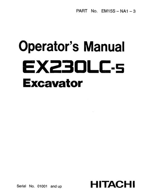 Hitachi EX1800-2 Excavator operator’s manual Serial No. 0277 and up 1.pdf
