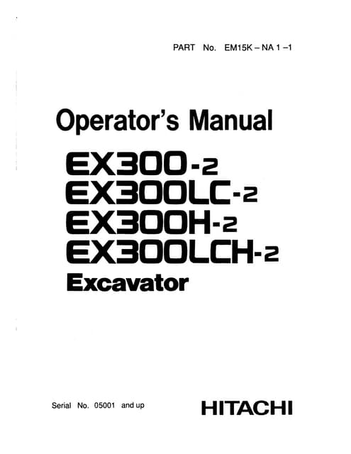 Hitachi UH20 Excavator Service Repair Manual.pdf