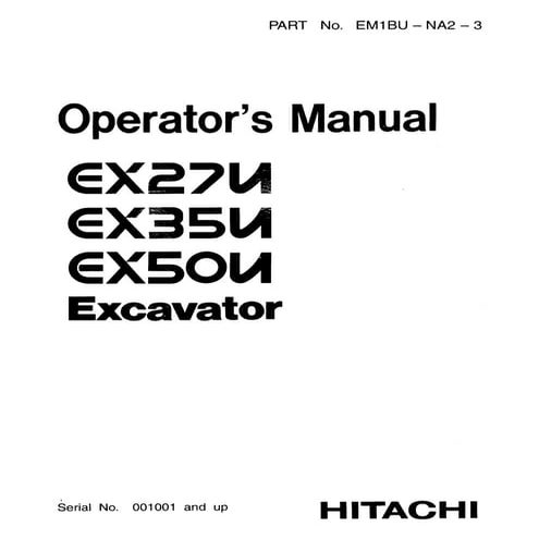 Hitachi EX50U Excavator operator’s manual.pdf