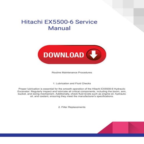 Hitachi EX50U Mini Excavator Service Manual.pdf
