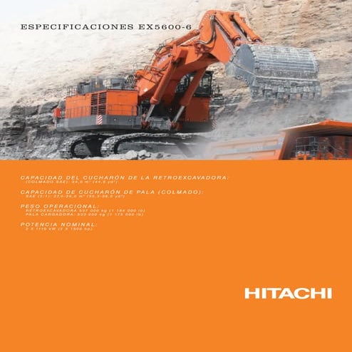 Hitachi ex 5600 | PDF