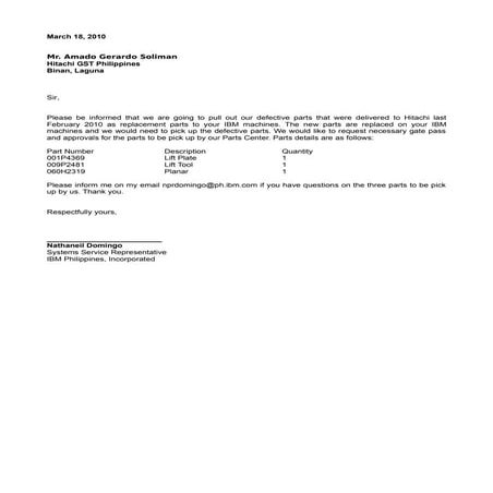 Gate pass authorization for taking out material for outsiders | DOC