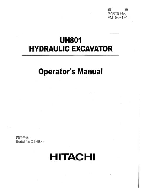 Hitachi EX200 Excavator Service Repair Manual.pdf