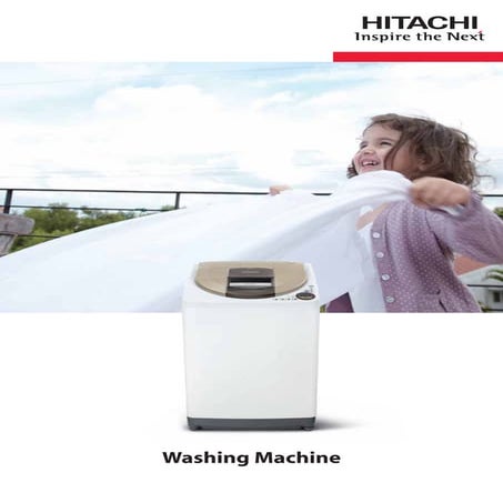 Hitachi Washing Machine Catalogue | PDF