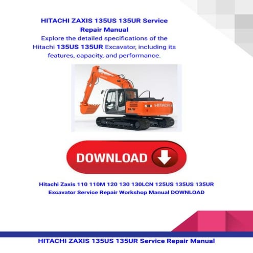 HITACHI ZAXIS 130LCN 125US Service Repair Manual.pdf