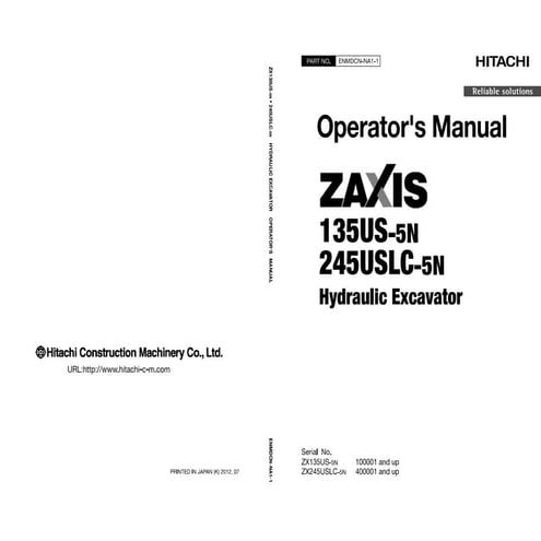 Hitachi EX300LC-3 Excavator operator’s manual SN08084 and up.pdf