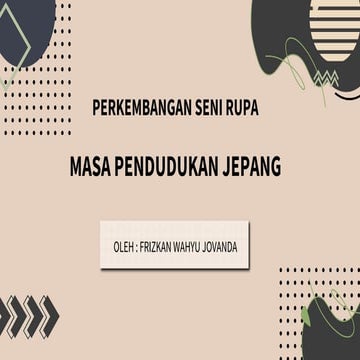 Hitam Krem Modern Memphis Tugas Sejarah Seni Rupa frizkan wahyu jovanda ...