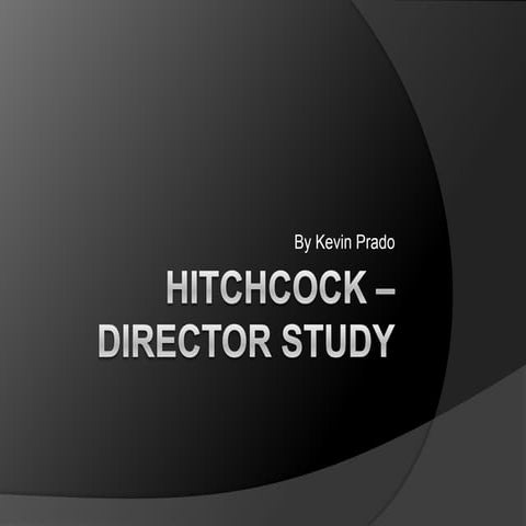 Alfred hitchcock | PPTX